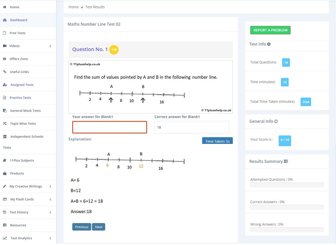 11-plus-number-lines-11plus-e-help-11plusehelp-co-uk