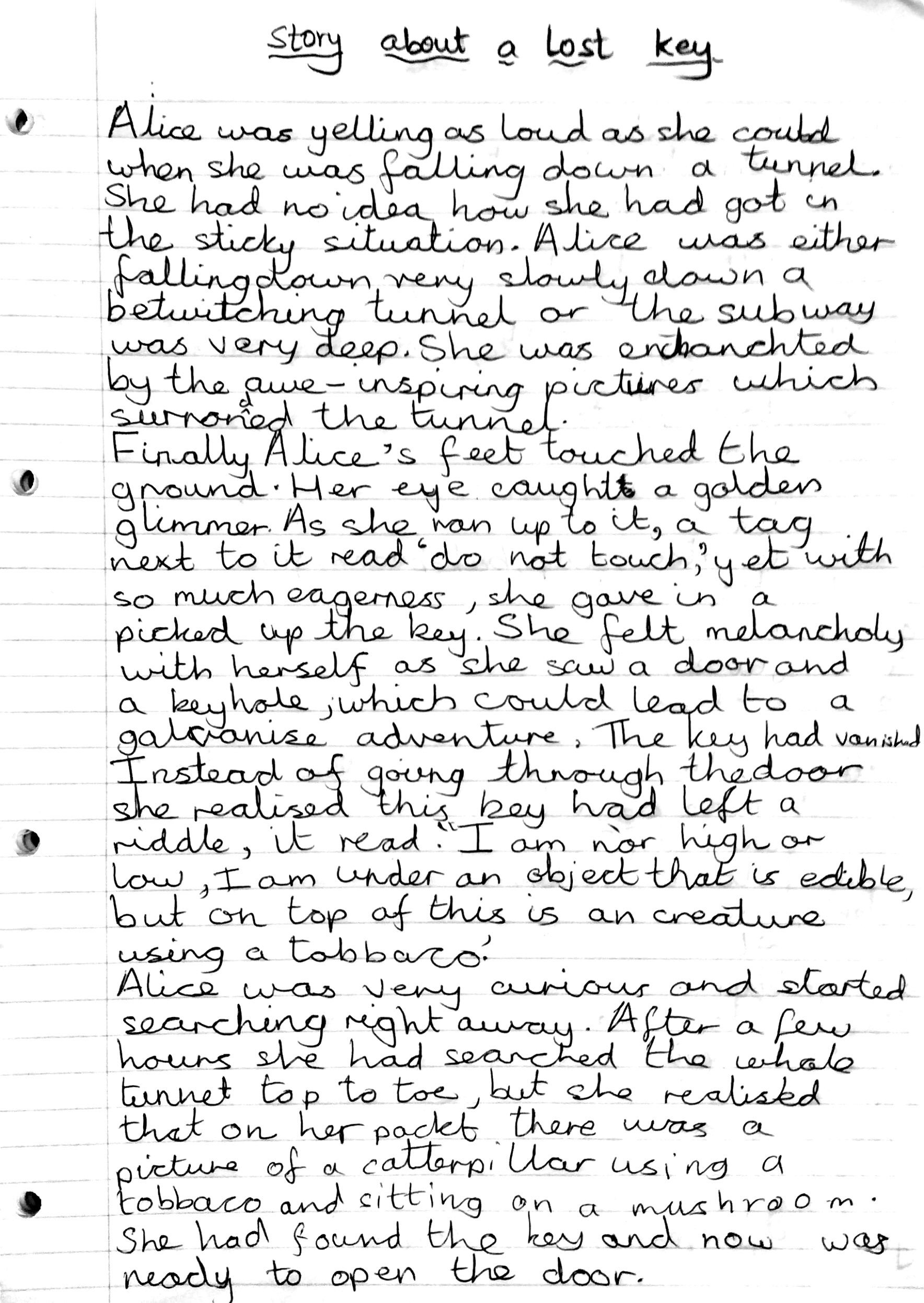 "Story about a lost Key" by Smera - Best 11 Plus Online Practice Exams ...