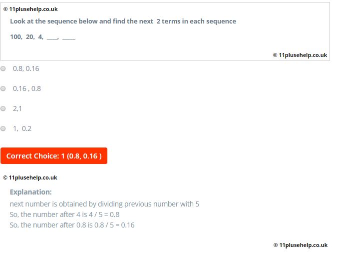 11 Plus Maths Practice Papers - Best 11 Plus Online Practice Exams|11 ...