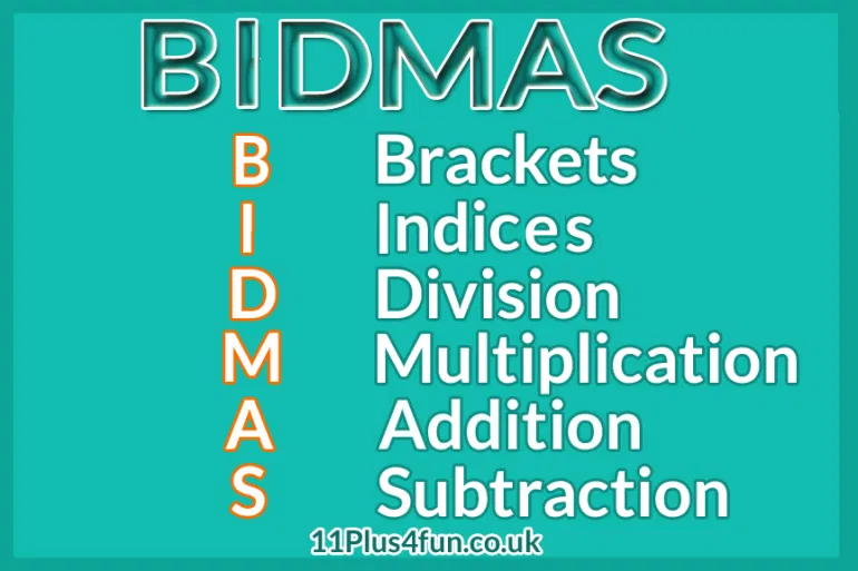 Free 11 Plus Bidmas Practice Papers - Best 11 Plus Online Practice ...