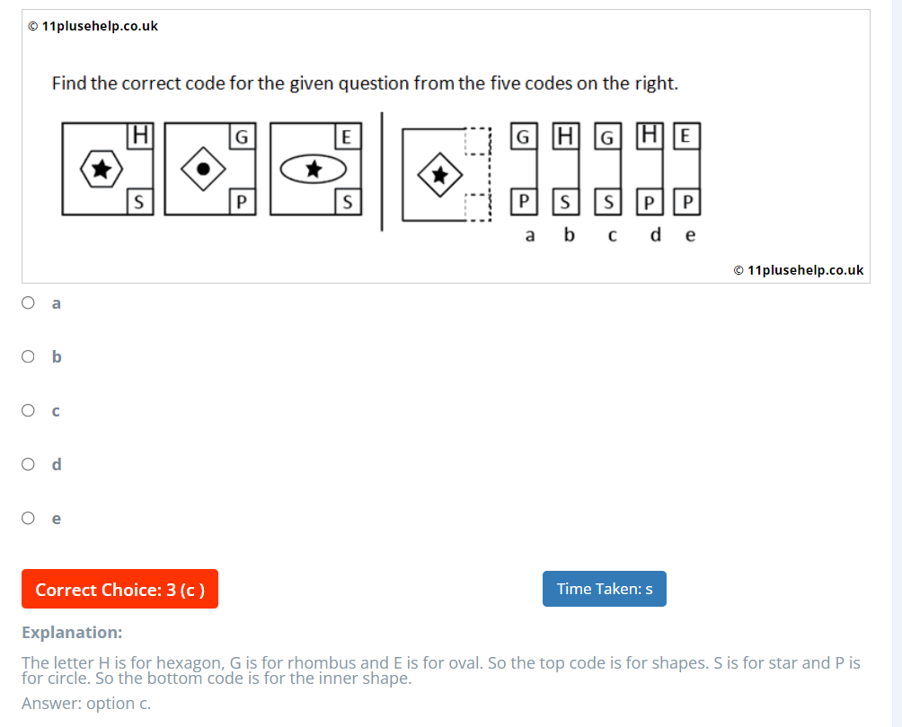 11 Plus NVR Horizontal Codes - Best 11 Plus Online Practice Exams|11 ...